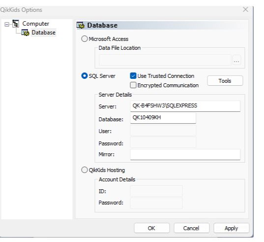 QIKKIDS Back Up Guide