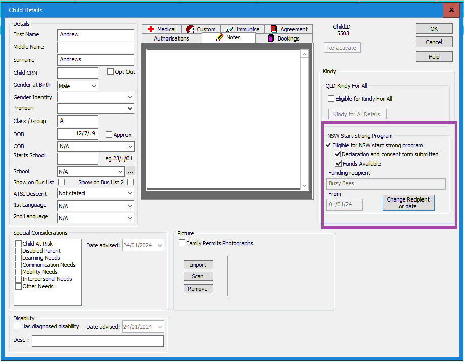 NSW Start Strong Fee Relief for Qikkids