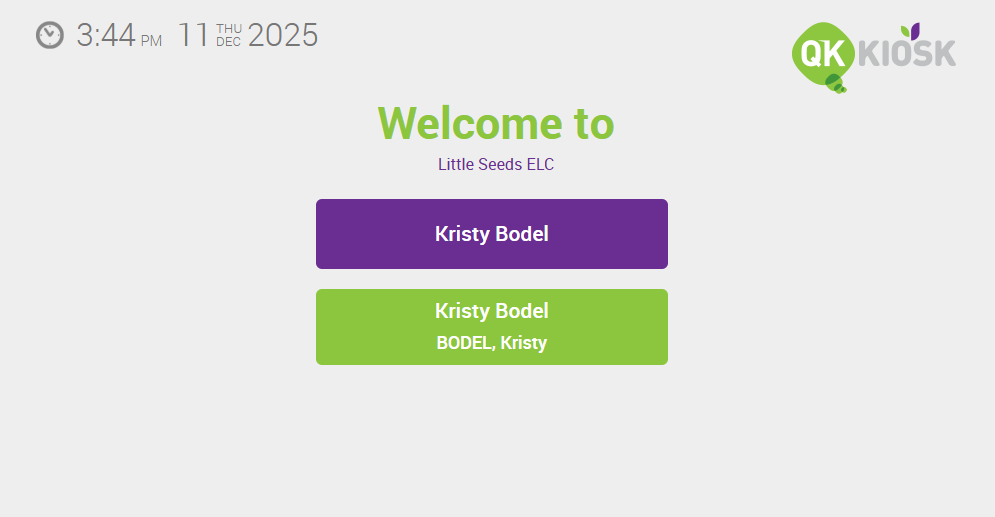 QiKKids Getting Started: Kiosk Set Up